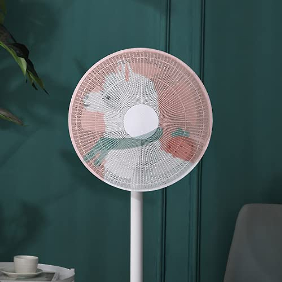 KDDOM 1 Piece Cartoon Fan Guard Net Dust Cover Cute Washable Dustproof Safety Fan Filters Kid Finger Protector