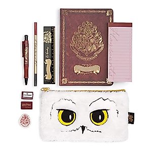 Harry Potter Stationery Set A5 Hogwarts Hedwig Notebook Pen Pencil Case