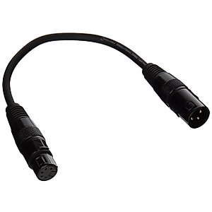 adj Products AC3PM5PFM 3P Male XLR to 5P Female XLR Cable