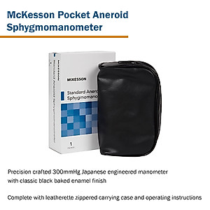 McKesson Aneroid Sphygmomanometer, Blood Pressure with Cuff, Navy, Child Small, 1 Count