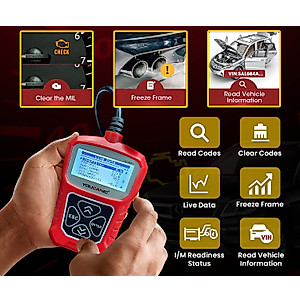 YOUCANIC OBD2 Scanner - Code Reader - Check Engine Faults