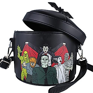 Cakeworthy Women's Universal Monsters Trick or Treat Bucket Crossbody Purse