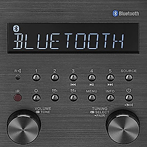 Sangean WR-50 FM-RBDS/AM/Bluetooth Wood Cabinet Table Top Radio (Certified Refurbished)