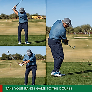 Precision Impact Golf Training Aid - Putting Trainer, Golf Swing Trainer, Golf Training Equipment, Golf Swing Trainer Aid, Golf Trainer, Golf Practice Equipment, Wrist Hinge Trainer - RH Golfers Only