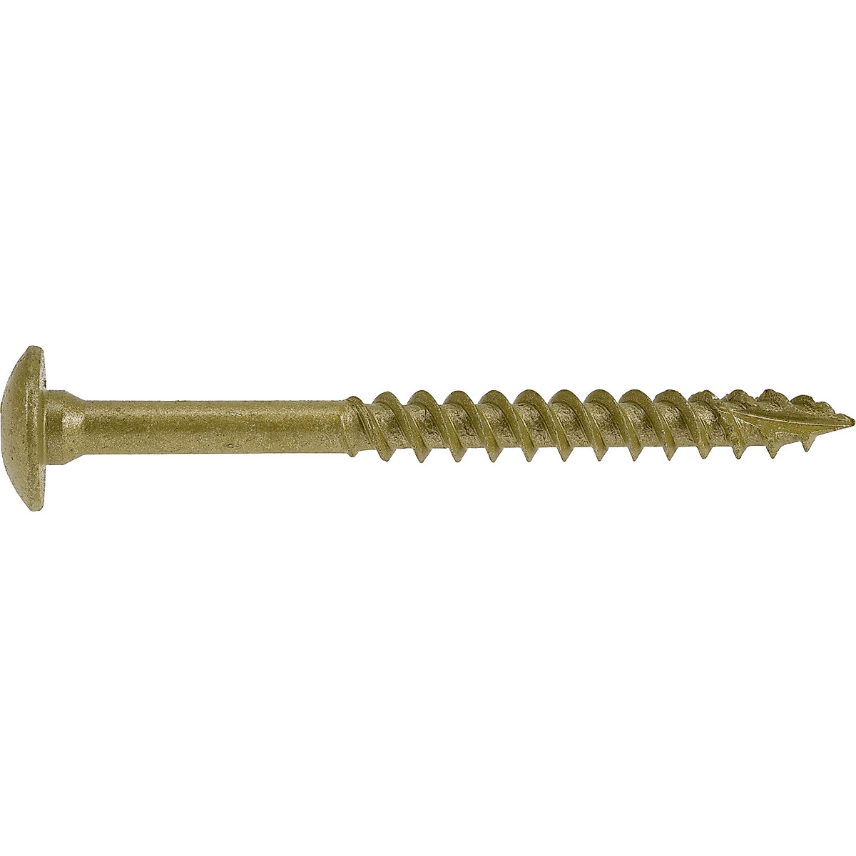 Power Pro 47870 Lag Screws, 5/16" x 3-1/2", Star Drive Construction Lag Screws, Rust Resistant, Ceramic Coated Bronze, 1lb Box, 25 pcs