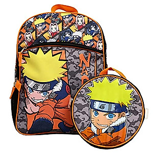 Bioworld Naruto Characters Youth Lunch Tote & Backpack