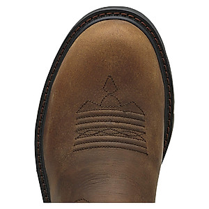 ARIAT mens Groundbreaker Pull-on Steel Toe Work Boot, Brown, 10.5 US