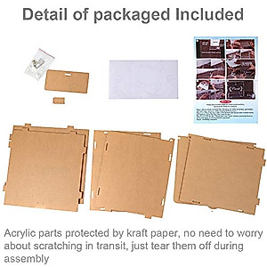 OurWarm Wedding Card Box for Wedding Reception, Clear Card Boxes with Lock, Gift Card Box Money Box Holder For Reception Anniversary Shower Rustic Wedding Decorations Birthday Graduation