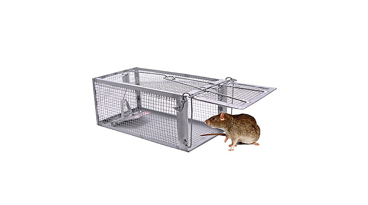 Humane Mouse Trap for Safe Pest Control - Reusable Rodent Cage