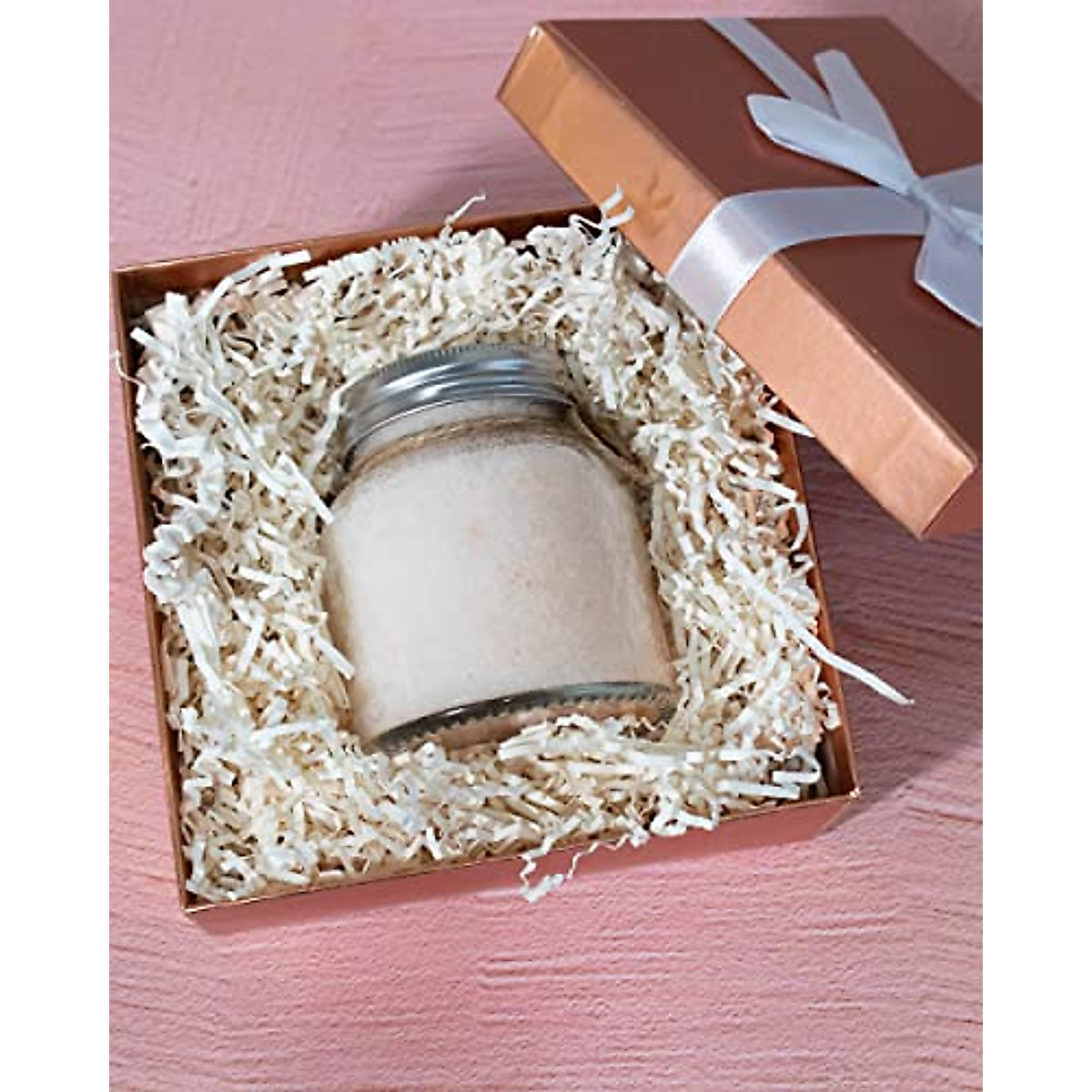 MagicWater Supply Soft & Thin Cut Crinkle Paper Shred Filler (1 LB) for Gift Wrapping & Basket Filling - Cream