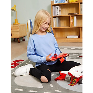 Arshiner Girls Crop Tops Kids Long Sleeve Pullover Sweatshirts Girls Cropped Crewneck Sweatshirt Girls Light Blue Sweatshirt 9 Year Old Girl Clothes