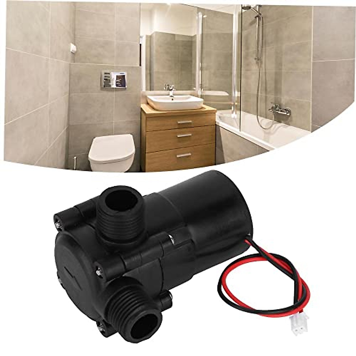 Compact Hydroelectric Generator - Miniature Water Turbine Power Tool for Gardens and Outdoors Portable DC Water Generator for Tubular Pipeline Small-Scale Turbine Generator