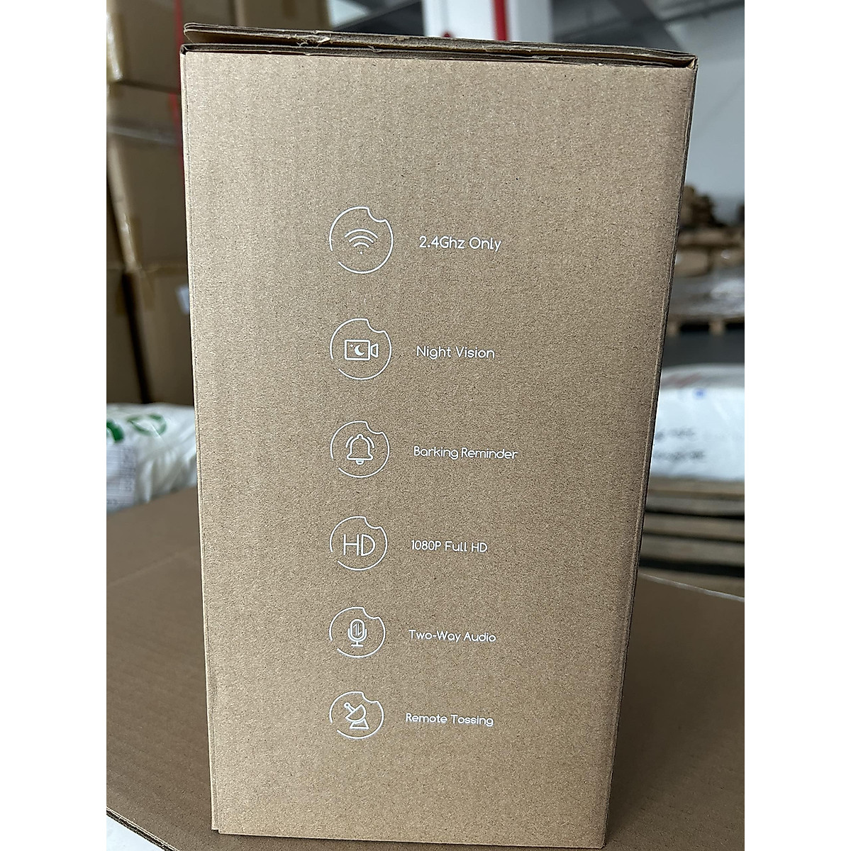 faroro Dog Camera with Treat Dispenser, 2.4G WiFi Pet Camera with Two Way Audio and 1080P Full HD Night Vision for Treat Tossing and Monitoring Your Pet Remotely