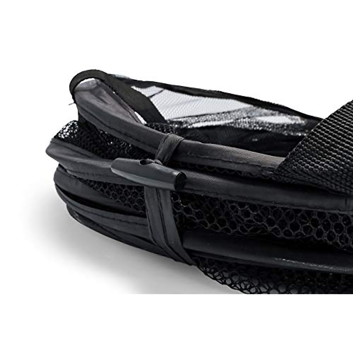 Camco Pop Collapsible Mesh Hamper Basket with Handles-Easy to Store and Clean, Perfect for Travel, Dorms, and More, Minimizes Moisture Caused Laundry Odors-Black (51977)