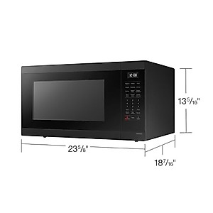 Samsung 1.9 cu. ft Sensor Cooking, MS19DG8500MTAA Countertop Microwave, Matte Black Stainless Steel