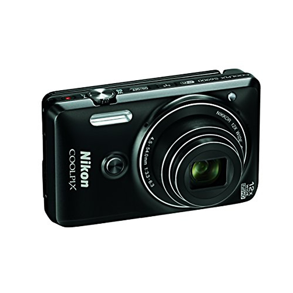 Nikon COOLPIX S6900 Digital Camera with 12x Optical Zoom and Built-In Wi-Fi (Black)