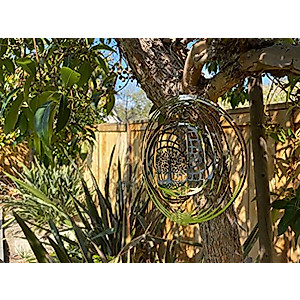VP Home Tree of Life Dreamcatcher Kinetic Wind Spinner for Yard and Garden Wind Spinner Outdoor Metal Large Hanging Dreamcatcher Decor 3D Garden Art Wind Sculpture Spinners Kinetic Art Decorations