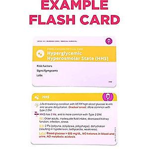 Med Surg Flash Cards - No Fluff - Only Essential NCLEX and ATI HESI Tested Info - for Nursing School Predictor Exams and Job Success (409 Medical Surgical Flash Cards)