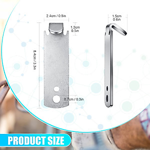 Fence Wire Twister for T Post Clips Fence Wire Tensioning Tool Twister for Fence Wire Twister Steel Wire Galvanized Twisted Wire Fence Tools for Fencing Wire(3 Pack)