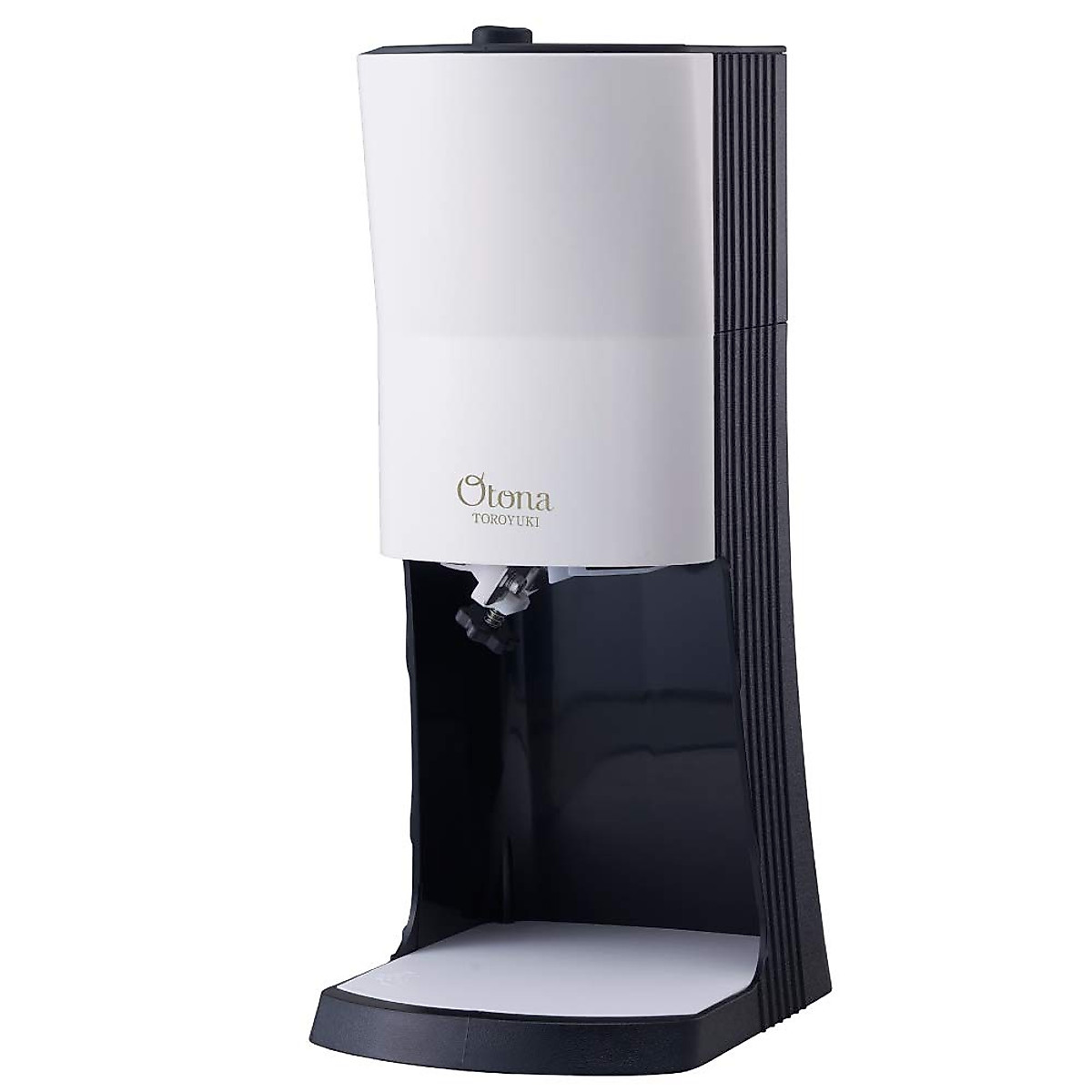 Doshisha Electric Fluffy Snow Shaved Ice Maker with 3 Ice Cups, Black