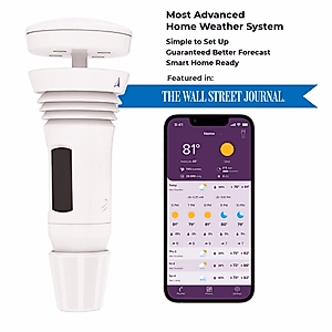 Tempest Weather System with Built-in Wind Meter, Rain Gauge, and Accurate Weather Forecasts, Wireless, App and Alexa Enabled