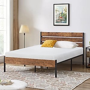 Queen Mattresses, 6 inch Gel Memory Foam Mattress with CertiPUR-US Bed Mattress in a Box for Pressure Relief, Medium Firm Queen Size Mattress in a Box Without Fiberglass