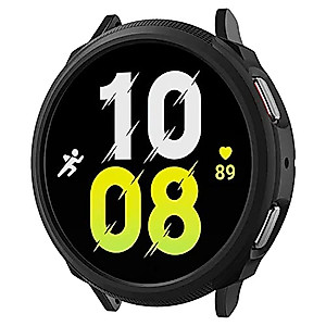 Spigen Liquid Air Armor Designed for Samsung Galaxy Watch 5, Galaxy Watch 4 Case 44mm (2022/2021) - Matte Black