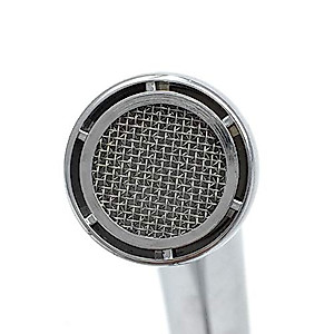 Chromed Surface Two-Handle Tall Stainless Steel Spout Kitchen Faucet [1205 PF] ADA 8-Inch Center Hole, No Lead, Plastic Body Ideal for RV's or Rental Apartment Buildings