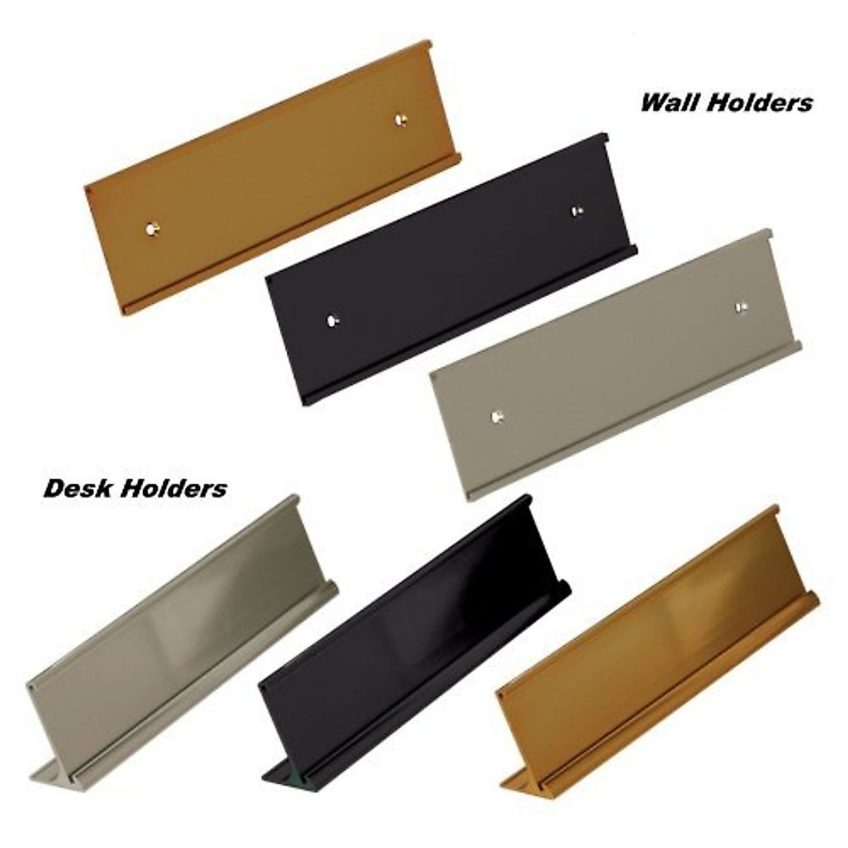 Lasercrafting Personalized Office Name Plate With Optional Wall or Desk Holder - 2x8 - CUSTOMIZE. Choose from a variety of colors and fonts to match your style. Great gift idea.