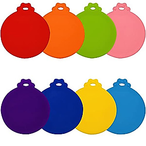 XYSMZM 8 Pcs Pet Can Covers, Food Can Lids for All Standard Size Dog Cat Cans.