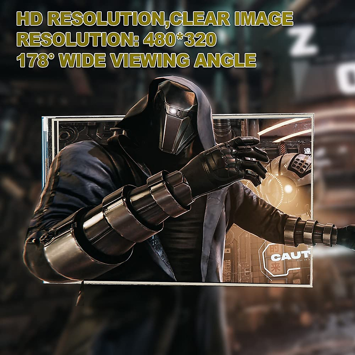 fo sa Monitor Display Raspberry Pi 3.5 Inch 480x320 TFT LCD Touch Screen Display Resistor for Raspberry Pi with Stylus Pen, Size 85.42 x 55.60 mm