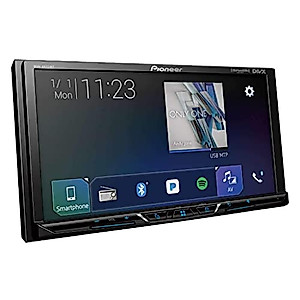 Pioneer MVH-AV251BT Digital Multimedia Video Receiver with 7" Hires Touch Panel Display, Apple CarPlay, Android AUT, Built-in Bluetooth, and SiriusXM-Ready (Does not Play CDs)