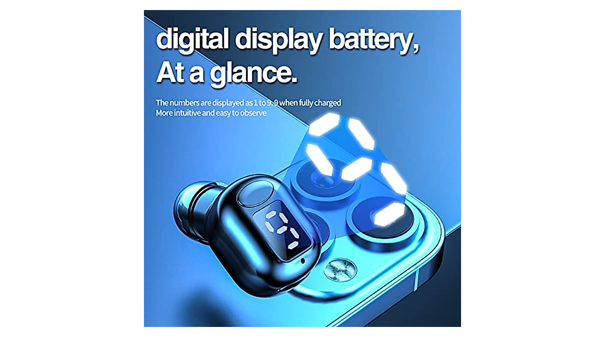 Invisible Bluetooth Earbuds - Tiny, Discreet & Long Battery Life
