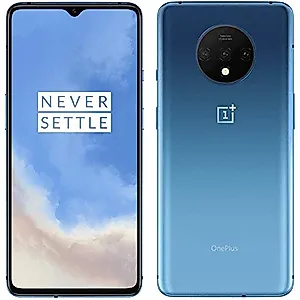 OnePlus 7T (128GB, 8GB) 6.55" AMOLED 90Hz Display, Snapdragon 855+, T-Mobile Unlocked Global 4G LTE GSM (AT&T, Metro, Cricket) (Glacier Blue)