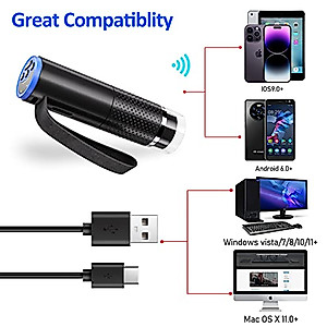 Wireless Digital Microscope, SKYBASIC 50X-1000X Magnification WiFi USB HD Portable Handheld Pocket Microscopes Camera with 8 Adjustable LED Compatible with iPhone iPad Android Windows Mac Computer