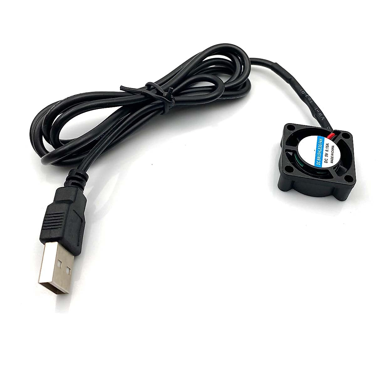 FainWan 2pcs USB 5V DC Fan 2510 Small 2 pin Cooling Cooler Computer 25mm X 10mm (25x25x10)