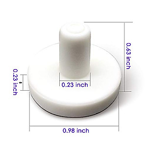 Aquarium Choice Ceramic Coralline Coral Frag Plugs 30 Pack