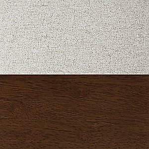 Amalia Backless Kitchen Counter Height Bar Stool, Solid Wood with 360 Swivel Seat Antique Coffee/Natural Wheat