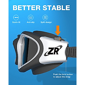 ZIONOR Swim Goggles, Upgraded G1 Polarized Swimming Goggles UV Protection Anti-fog Adjustable Strap for Men Women Adult Indoor or Outdoor (Polarized Smoke Lens)