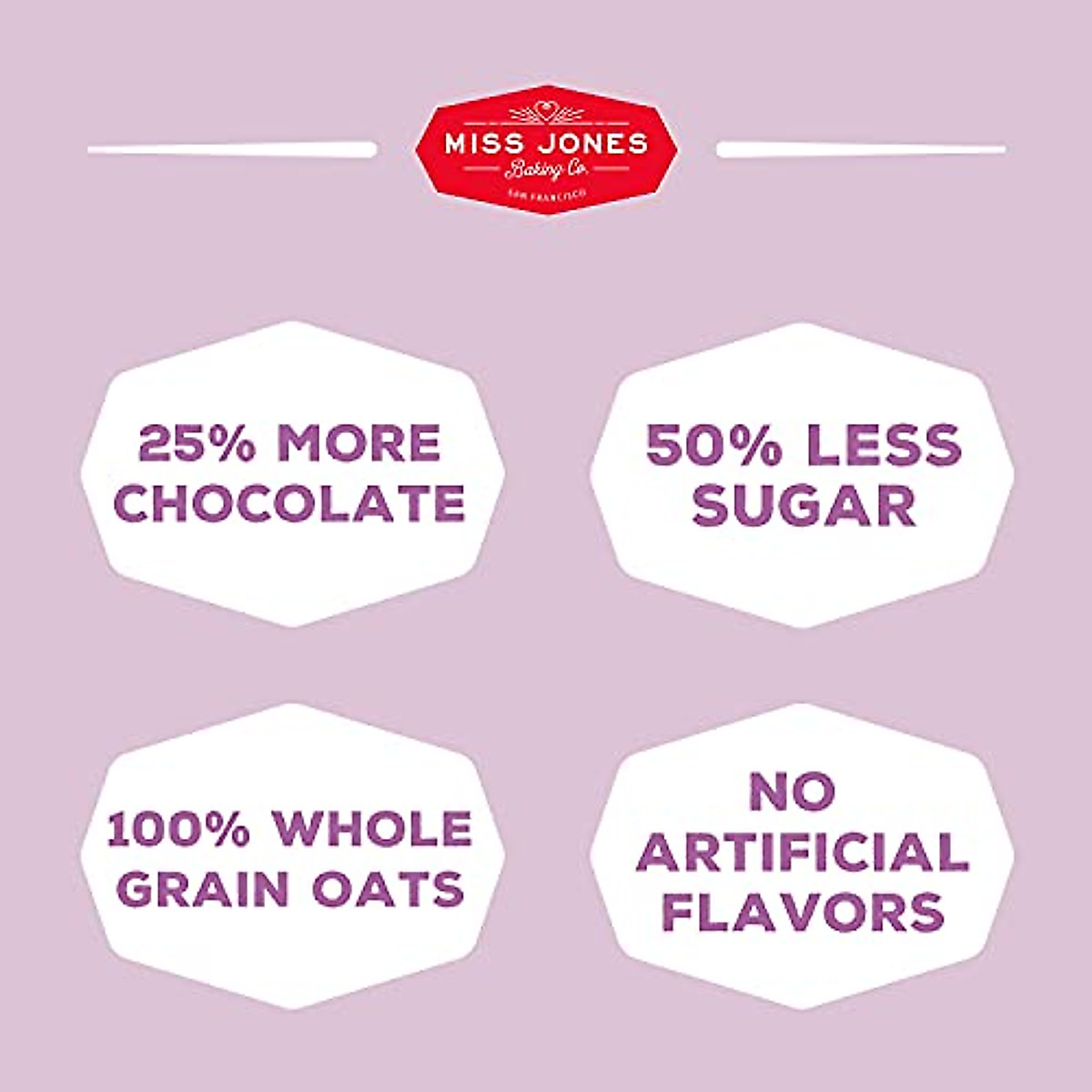 Miss Jones Baking Monster Cookie Mix - Gluten Free, 25% More Chocolate, 50% Lower Sugar, Lactation Cookie, Naturally Sweetened Desserts & Treats (Pack of 1)