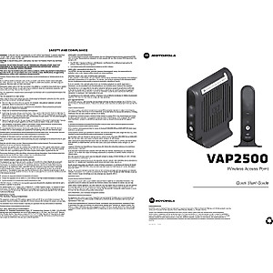 _Arris Wireless Access Point Wi-Fi Video Bridge VAP2500 VAP-2500 Compatible with At&t (U-Verse Wireless Receiver Required)