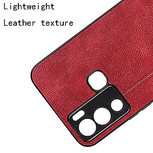 Phone Case for Infinix Hot 12i, Case for Infinix Hot 12i Cow-Like PU Leather Style Protector Cover, Non-Slip Shockproof Cover for Infinix Hot 12i Case