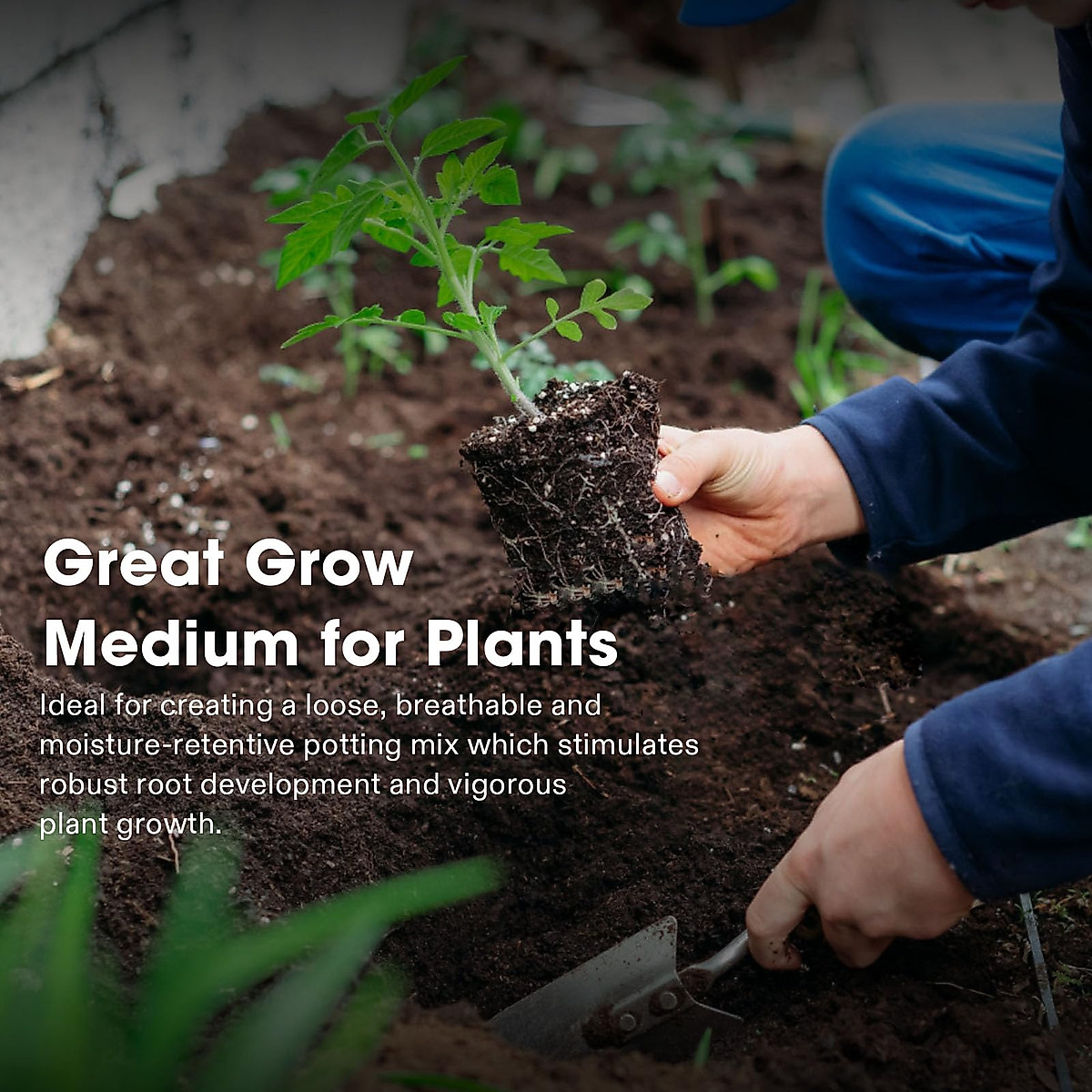 VIVOSUN Coco Coir Brick, 1.4lbs 100% Natural Organic Compressed Coconut Coir Fiber with Low EC, PH Balance & High Nutrition, Coconut Fiber Substrate, Coconut Soil for Plants