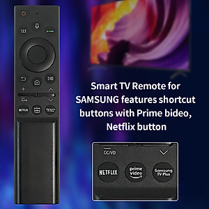 BN59-01363A Replacement Remote Control for Samsung Smart TV, with Magic Voice, Fit for Samsung Smart TV QLED 4K 8K UHD,NEO QLED,Crystal UHD 4K,Quantum HDR,QN UE UN and MU Series (BN59-01363A)