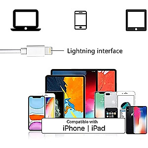 Apple MFi Certified 2 Pack Lightning to 3.5 mm Headphone Audio Aux Jack Adapter Dongle Cable Converter Compatible with iPhone 12 11 Pro XR XS Max X 8 7 iPad