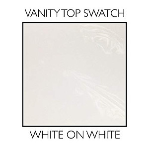 Design House 584870 Bath Shaker 2-Door Bathroom Vanity with Cultured Marble White Top, 4-Inch Centerset, 2 Piece