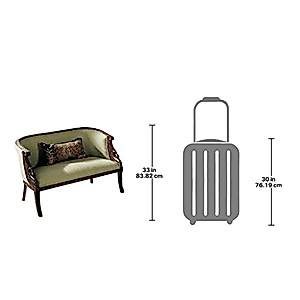 Design Toscano Due Cigno Settee Loveseat