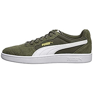 PUMA Men's Astro Kick Sneaker, forestnight-White-teamgold, 13 M US