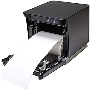 Star Micronics mC-Print3 3-inch Ethernet (LAN) / USB Thermal POS Printer with CloudPRNT, Cutter, and External Power Supply - Black