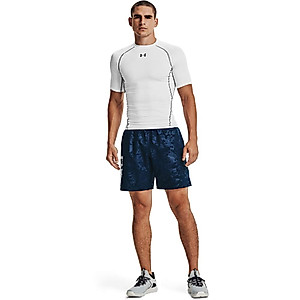 Under Armour Woven Emboss Shorts, Academy Blue (408)/White, X-Large